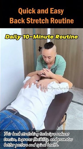 Quick and Easy Back Stretch Routine