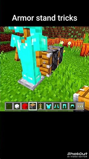 Armor stand tricks #minecraft #minecraftmemes #voice