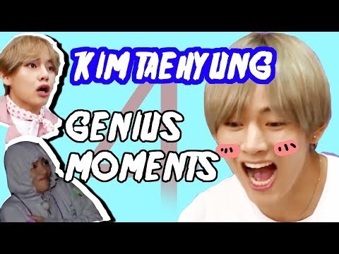 BTS V KIM TAEHYUNG genius moments 4 REUPLOAD