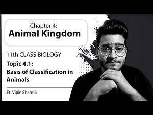 Topic 4.1 Basis of Classification in Animals | Animal Kingdom-11th Class Biology | Handwritten Notes