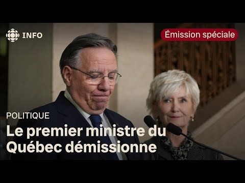 François Legault, premier ministre du Québec, démissionne : notre émission spéciale et son discours