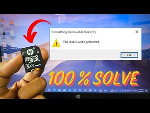 The disk is write protected sd card | The disk is Write Protected FIX 2024