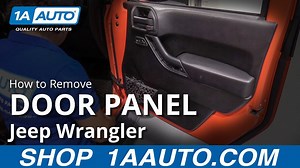 How to Remove Door Panel 2006-18 Jeep Wrangler
