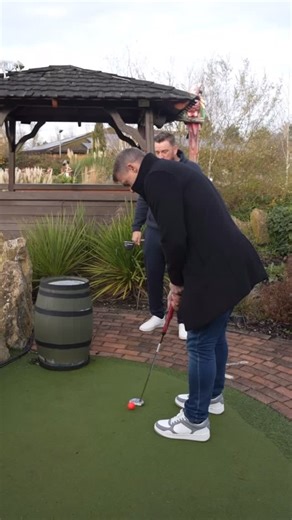 Another hole-in-one 🤯 The mini golf games decider ⛳️ Ft @stephenwarnock3 @jamie.ohara 🎥 Part 3/3 | Golf Clubs 4 Cash Ltd