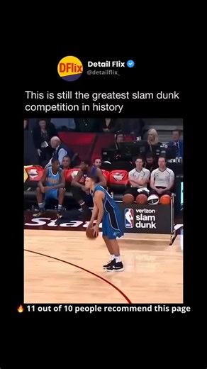 Detail Flix | Rare facts & Curiosities on Instagram: "The NBA Slam Dunk Contest is one of the signature events of All Star Weekend. It began in the ABA in 1976, then became an official NBA attraction in 1984. The idea is simple. The league invites a small group of its most explosive players and gives them a stage to create the most impressive dunks they can imagine. Judges score each dunk, the highest totals move forward, and the best overall performance earns the title. Over the years the conte