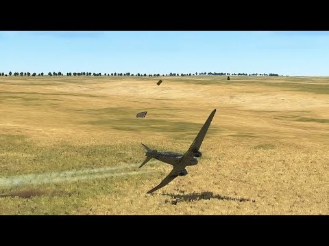 Bf109 F4 против C 47 и P 40E добил TrackIR. L-2 Shturmovik Great Battles