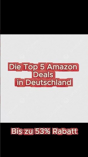 Die 5 besten Angebote auf Amazon Deutschland