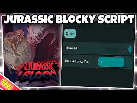 [NUBLAR UPDATE!] Jurassic Blocky Op Script - INFINITE DINO COINS