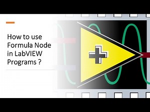 How to Use Formula Node in LabVIEW ?