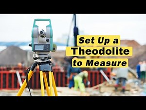 how to set up a theodolite instrument | Adjust Digital Theodolite | Temporary adjustment Theodolite