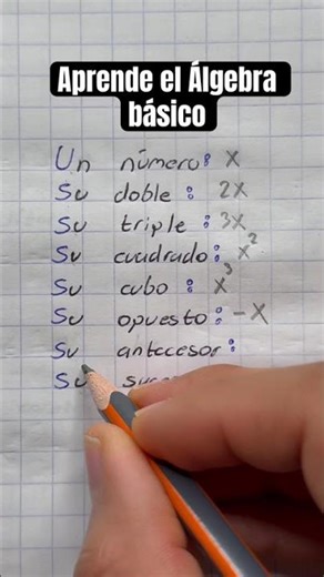 Aprende el Álgebra básico fácil👏✅
