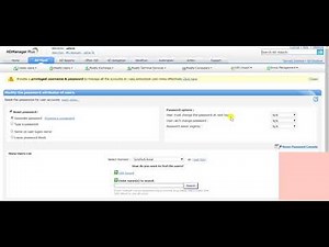 How to perform Active Directory password reset operation for bulk users