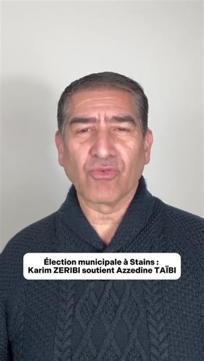 Soutien à Azzedine Taibi pour 2026