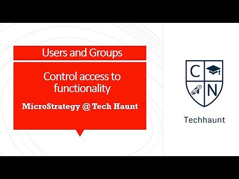 Users, Groups, Security Filter in MicroStrategy