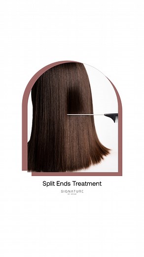 2.5K views | Introducing split end trimming – a restorative experience that brings life back to your hair, leaving it smoother, healthier, and more vibrant than ever before. For bookings, call us at: Peoples Colony 041-8737446 Canal Road 041-8759106 Jail Road 041-2409262 #signaturebyeram #makeupbyeram #hairstyles #manicure #facials #faisalabad #partymakeup #bridalmakeup #Nikahmakeup | Signature by Eram | Facebook