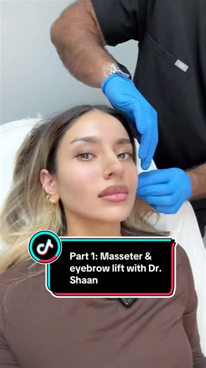 Masseter Injection and Eyebrow Lift Results in 2 Weeks