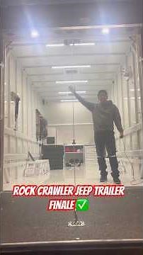 Rock crawler Jeep trailer is DONE! ✅