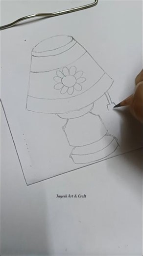 Easy Lamp 🛋️ Drawing #easydrawing #artwork #jayeshart #tranding #viral #shorts