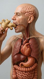 What happens when you eat ginger inside human body 😮😮 #health #USHealthTips #health #healthfacts #usaviews #healthylifestyle #sciencehealth #Science #healthy #healthfacts #health #sciencehealth | Health decode