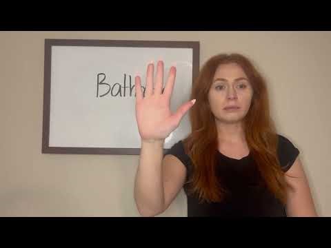 Say Bathroom in sign language