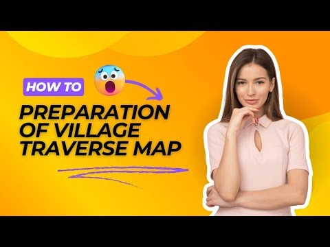 Village Traverse map process in Qgis
