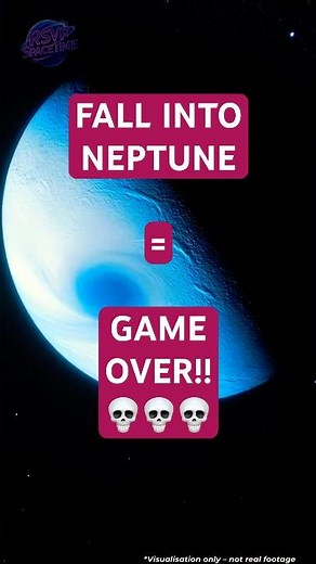 🔵💎 What If You Fell Into Neptune? 🌌#neptune #SpaceFacts #Universe #SpaceExploration #Universe