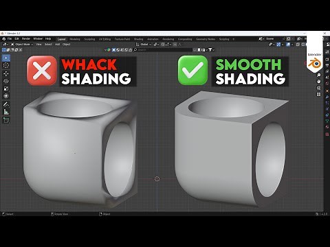 Blender - How To Fix Weird Shading In One Click!