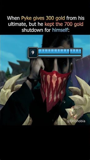 The Pyke Experience💰 #leagueoflegendsmemes #gaming #leagueoflegends