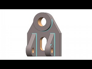 Clevis Bracket 3D Model | SolidWorks 3D Modeling Episode 77 | 3D CAD Tutorial