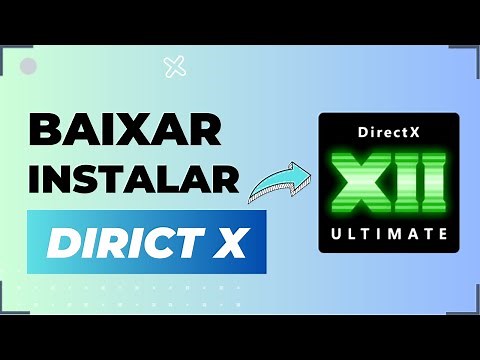 Como BAIXAR e INSTALAR DIRECTX para PC 64 Bits w10 e 7