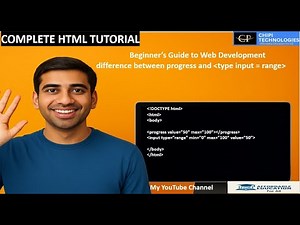 HTML Tutorials - Progress and Range Tags - When to use - Key differences -ChiPi Technologies
