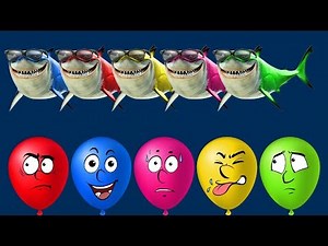 Finding Nemo Shark Colors Learn Finger Family Song