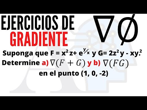 Cálculo Vectorial | Ejercicio de Gradiente Resuelto