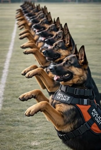 Elite Canadian K9 Training — Facing the Ring of Fire 🐕‍🦺🔥 #K9Canada #PoliceDog #BraveK9 #WorkingDogs