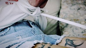 Peachy Keen Pleasures - Girl Interrupted - Phoenix Sinz - Girl Home Alone Texting, Hand Over Mouth By Masked Intruder, On Screen Mouth Stuffing And Gagging, Otm Gag, Front Hogtie, Barefoot, Petting, Struggling, Gag Talk (Bondage Fetish)