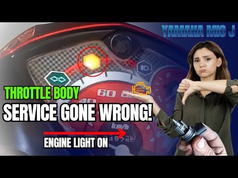 SCREWED After Service: Mio J Check Engine & High Idle FIX