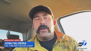 4.7K views · 32 reactions | ABC7’s Stephanie Sierra spoke to CAL FIRE Battalion Chief Josh Silveira Sunday morning on the Corral Fire burning southwest of Tracy along Alameda and San Joaquin county line. Here’s the latest: -12,500+ acres burned -15% contained -2 firefighters hospitalized, now stable The latest here: https://abc7ne.ws/4c4ShcC | ABC7 News | Facebook
