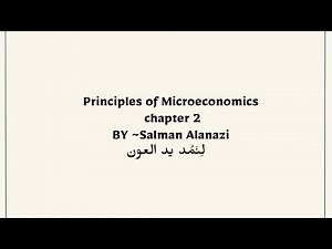 Principles of Microeconomics chapter 2