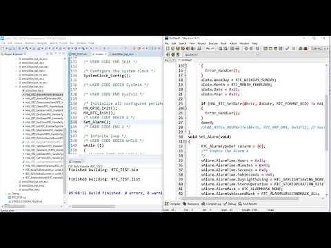 INTERNAL RTC ALARM STM32 WAKE UP INTERRUPT