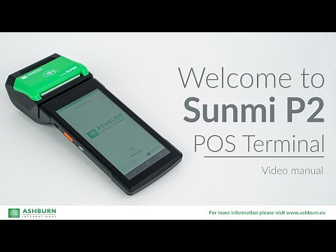 Sunmi P2 POS terminal video manual by Eagle Eye video production