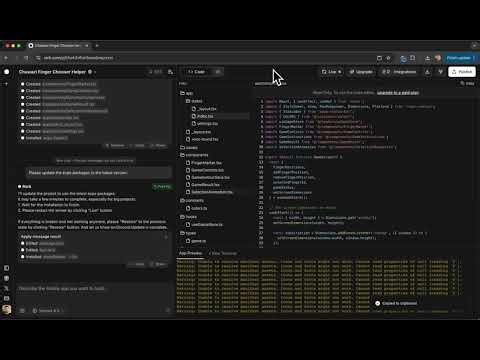 Rork Project Code Exporter - built with robomonkey.io