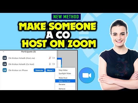 How to make someone a co host on zoom 2026 | co-host option in zoom