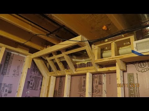 Finishing a Basement - Part 6a - Framing Challenges - Utilities