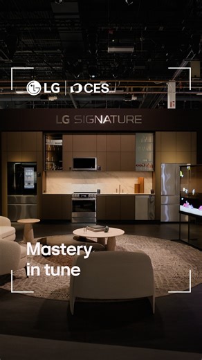 Luxury meets artistry in the LG SIGNATURE Zone ✨🏛️ Celebrating 10 years of LG SIGNATURE, this space elevates appliances into art—and entire spaces into living masterpieces. Discover three design collections—Seamless, Iconic, and Tailored—crafted for refinement seekers who value design, intelligence, and lifestyle harmony. In collaboration with @poliform_official , LG SIGNATURE brings AI-powered innovation, refined design, and everyday life perfectly in tune. #LGCES2026 #LifesGood #MasteryInTune