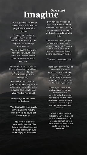 Sorry this is a long one, i wanted to make it up to y’all since I posted later. Thank y’all for the likes and followers! :-) #imaginestories #imaginescenarios #writingprompts #fypシ #yourbookwormwriter #booktok #oneshot