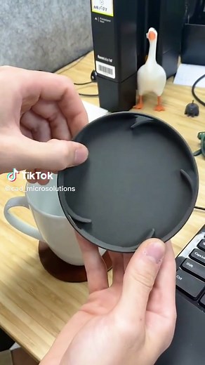 Innovative 3D Printed Coffee Mug Lid | Formlabs Fuse 1