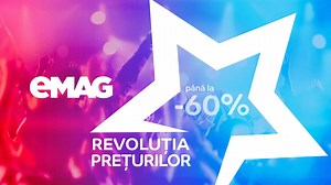 Te așteaptă trei zile cu promoții la putere, începând de azi! Reducerile de până la 60% sunt aici ---> https://bit.ly/rvpsept. | eMAG