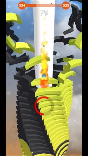 Stack Ball Gameplay Walkthrough #shorts #shortsfeed #stackball #stack #stackballgame