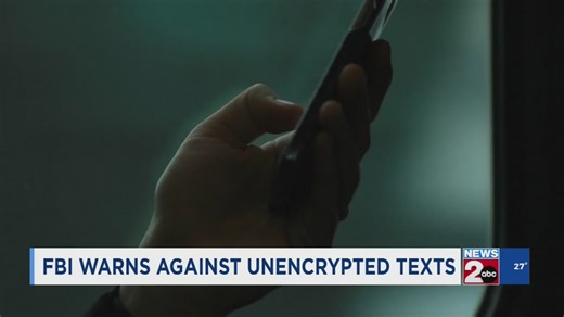 FBI warns against unencrypted texts