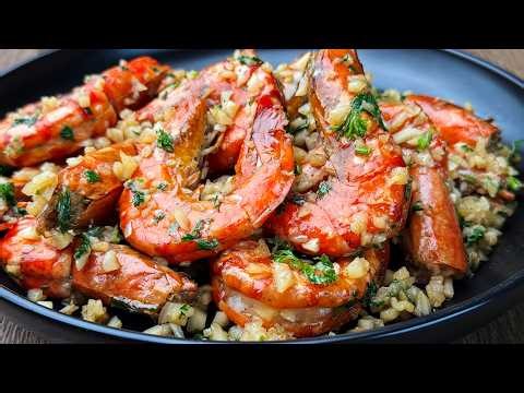 The BEST Garlic Butter Shrimp!